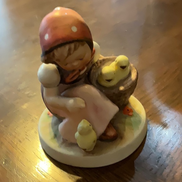 Goebel | Accents | Goebel Girl With Chicks Figurine | Poshmark